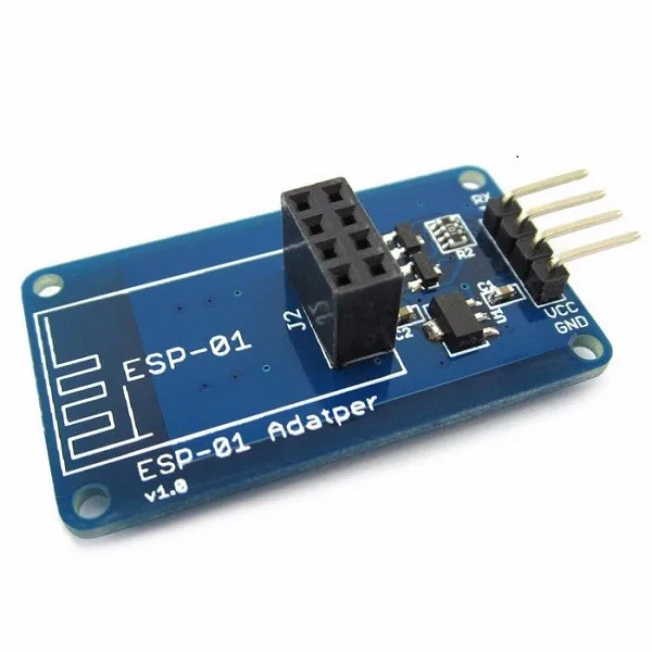Módulo adaptador de escudo inalámbrico ESP8266 ESP 01 ESP01 ESP 01S Serial WiFi 3,3 V 5V placa ...