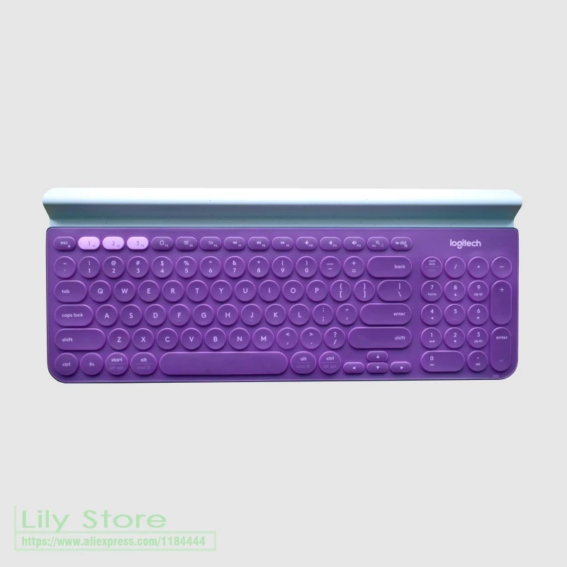 For LOGITECH K780 Multi Device Wireless Keyboard Silicone Dustproof ...