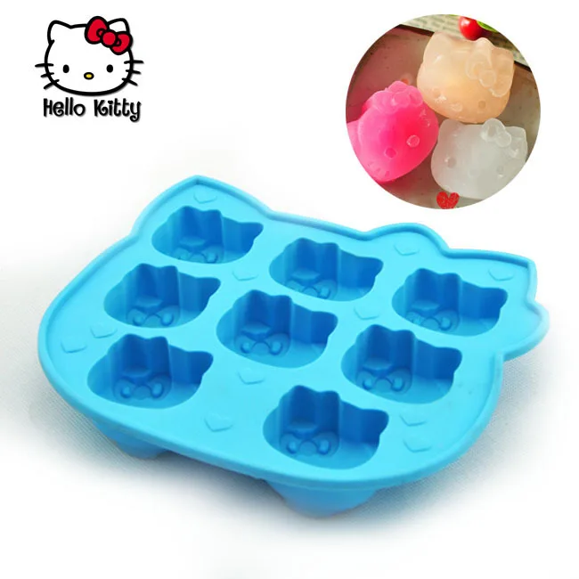 Hello-Kitty-ice-trays-cat-creative-silicone-ice-lattice-ice-box-hot ...