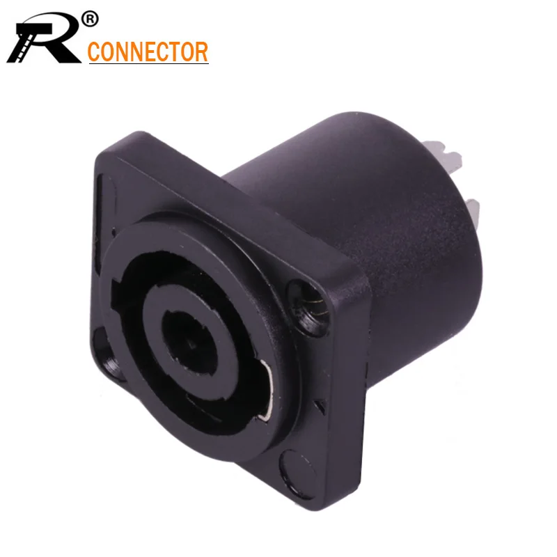 1pc high quality 4 Pin Female Jack Compatible Audio Cable Connectors R ...