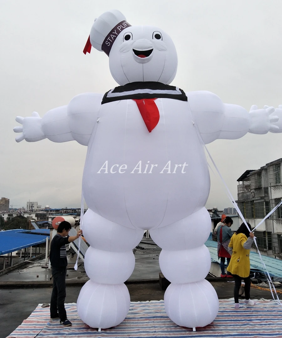 5m tall giant Advertising promotional Inflatable stay puft inflatable ...