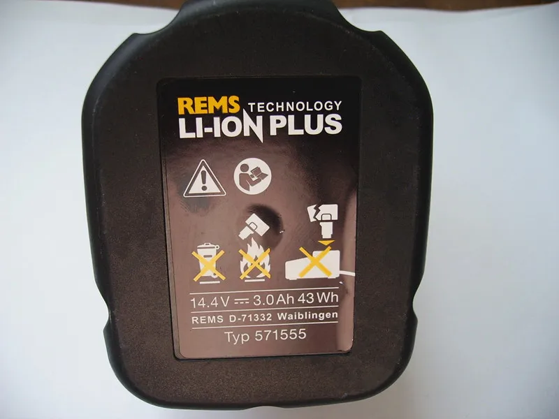 Original REMS D-71332 571555 14.4V 3.0Ah Li-ion Power Tools Slide ...