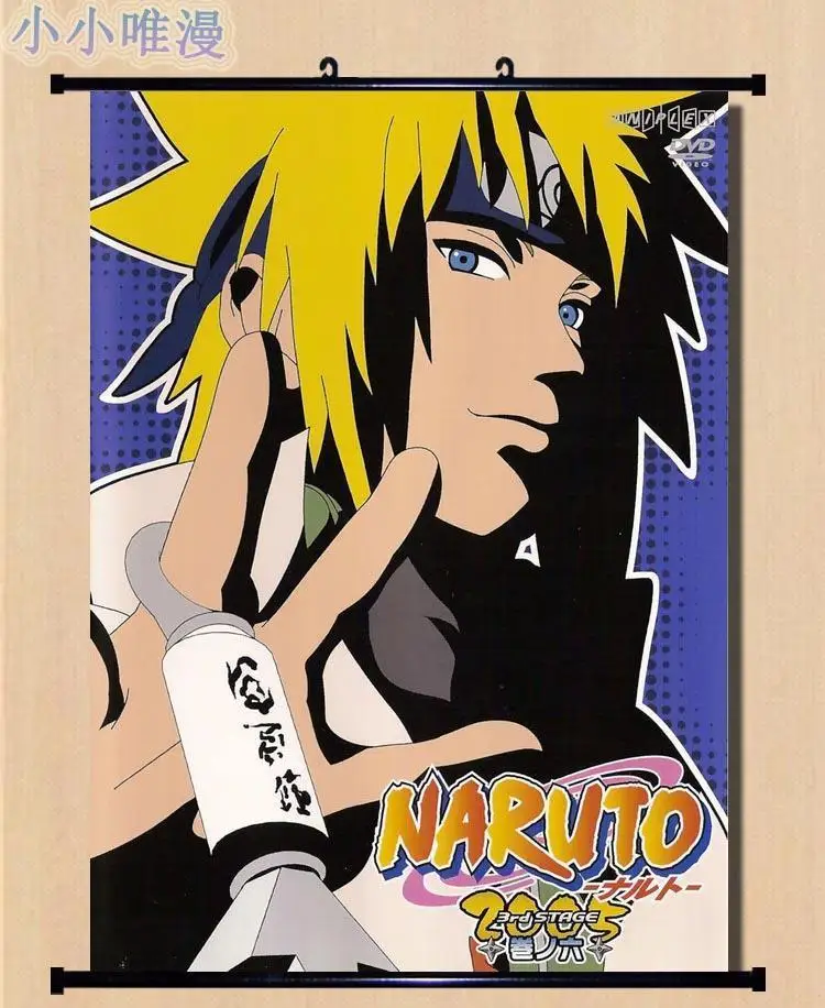 Anime Naruto Yondaime Hokage Namikaze minato Home Decor Scroll Wall ...