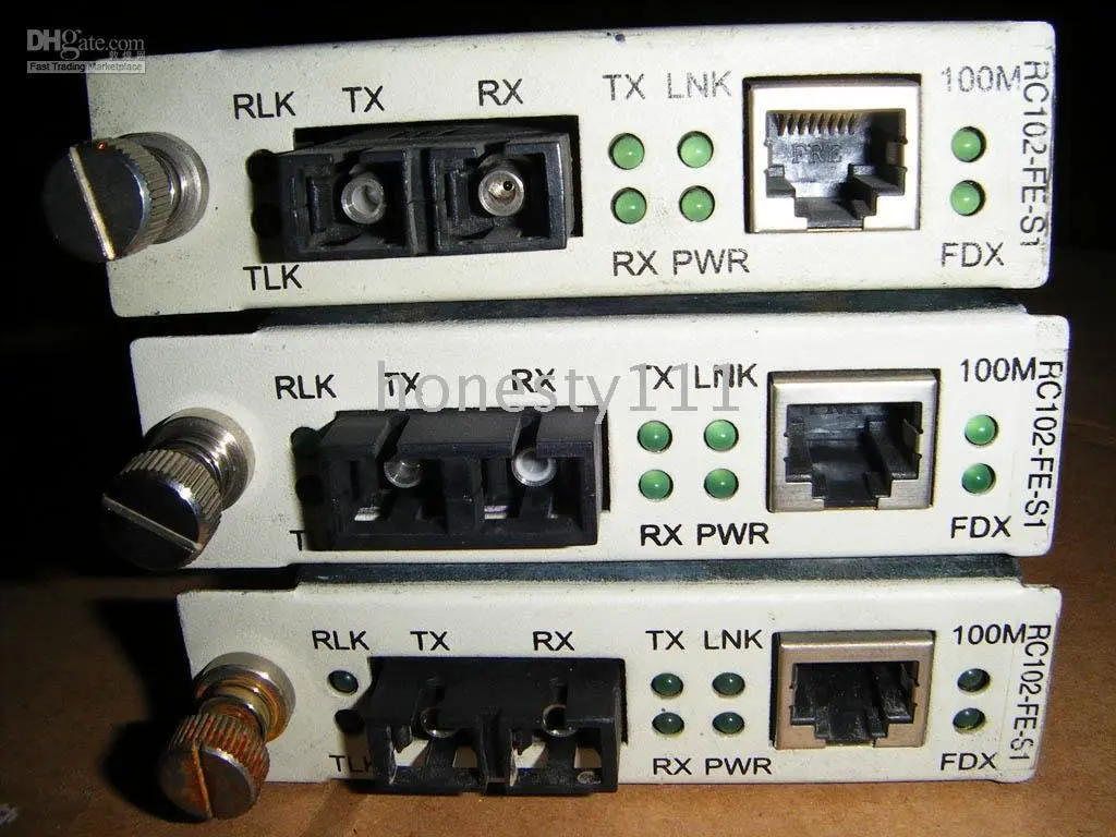 RAISECOM electron converter RC512 FE C SS13,Single mode single fiber ...