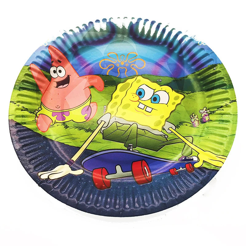 SpongeBob SquarePants Theme Party Decorations Disposable Tableware ...