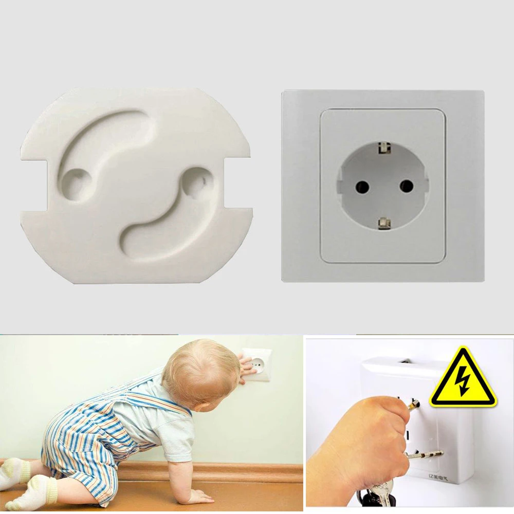 Baby Safety Rotate Cover 2 Holes EU Standard Children Electric ...