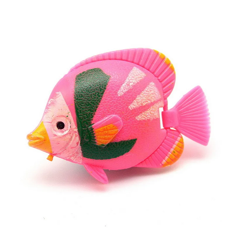 1pcs Tank Simulated Swimming Artificial Small Fake Plastic Fish For ...