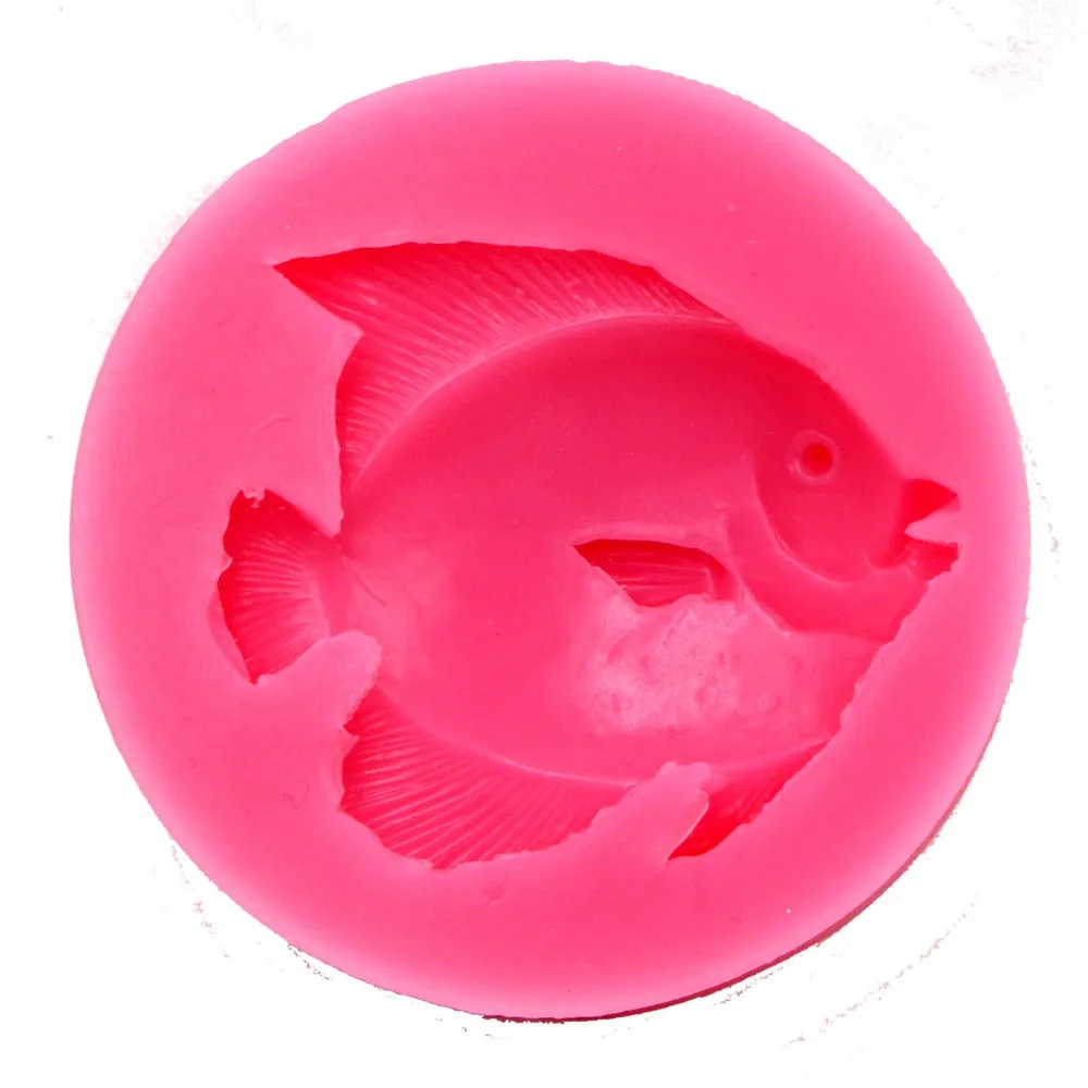 Fondant Silicone Fish Molds Sugar Craft and Gum Paste Goldfish Moulds ...