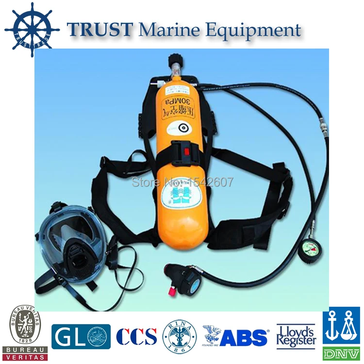 SOLAS approved 6L Self contained positive pressure breathing apparatus ...