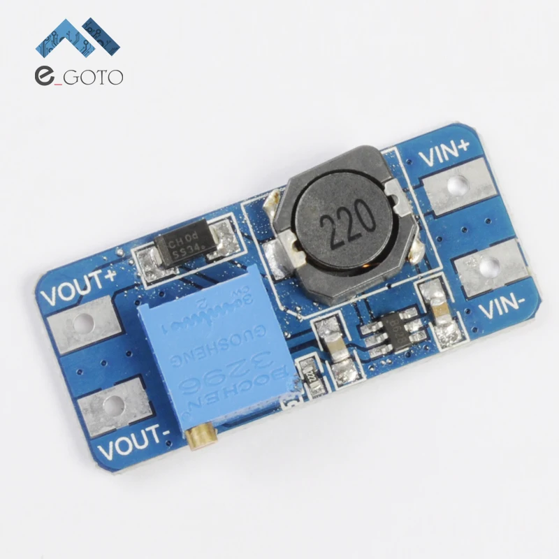 DC DC 2/24V to 5/9/12/15/18/24/28V 2A Step Up Power Module Voltage Step ...