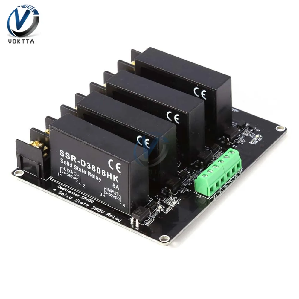 4-channel-Solid-State-Relay-Module-DC-5V-to12V-Timer-Delay-Relay ...