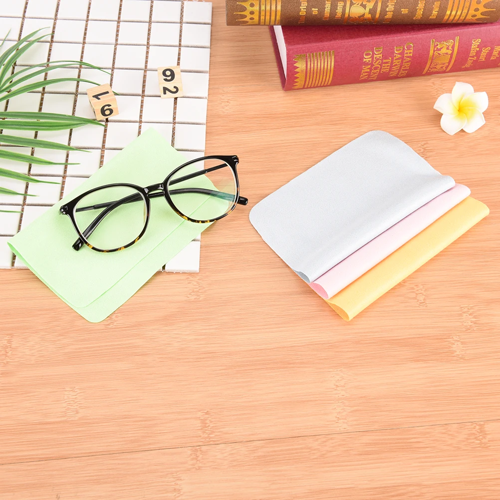 MENGXIANG 10Pcs Cleaner Clean Glasses Lens Cloth Wipes For Sunglasses MENGXIANG 10Pcs Cleaner Clean Glasses Lens Cloth Wipes For Sunglasses