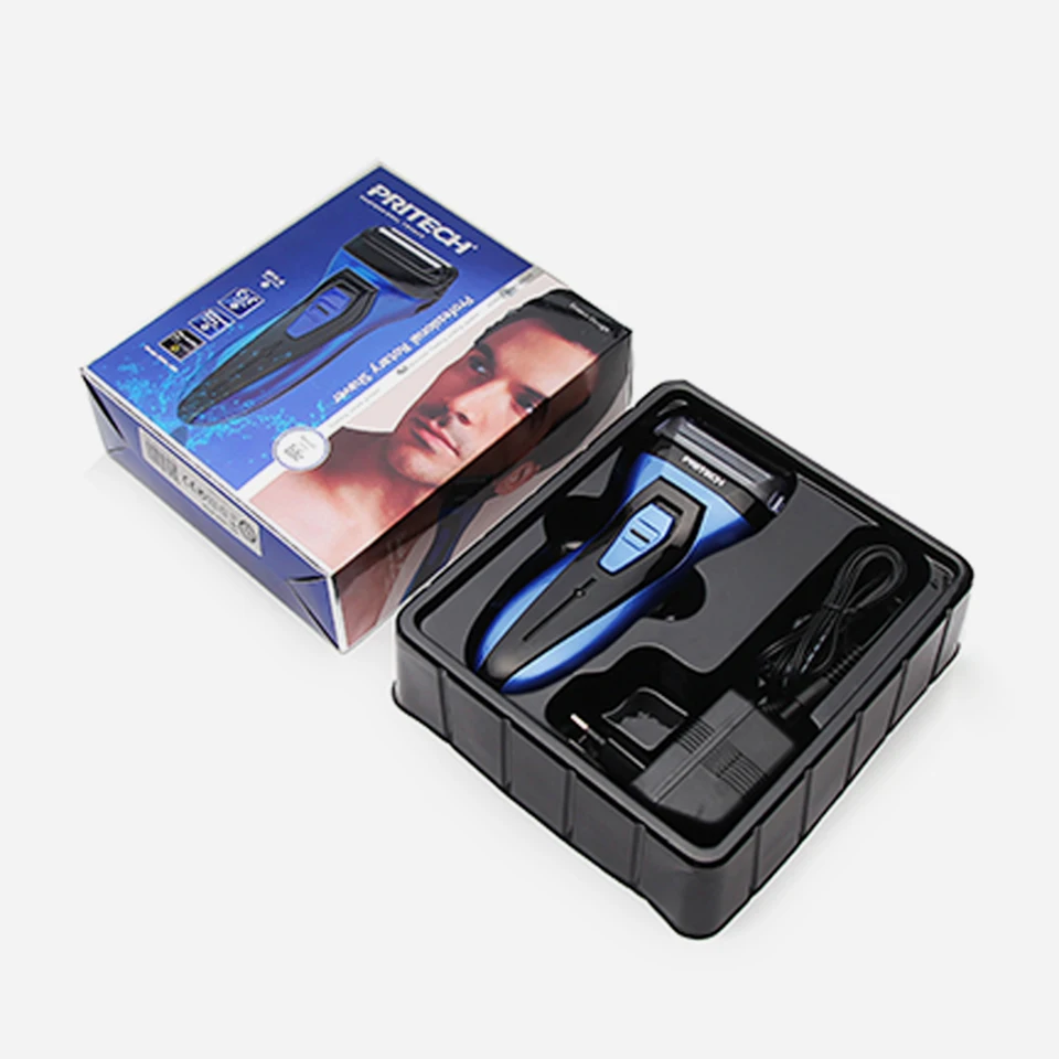 PRITECH Electric Shaver Rechargeable Electric Razor Shaver For Men ...