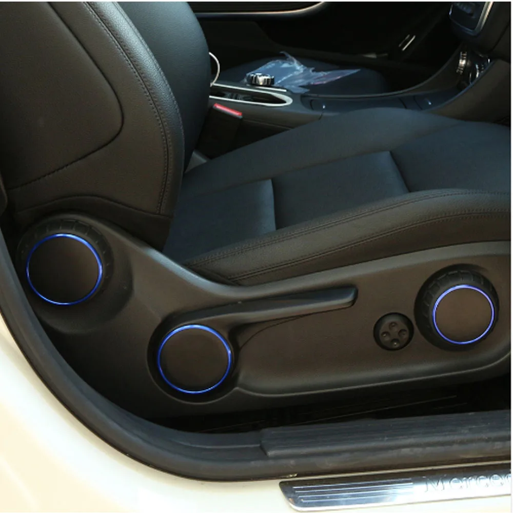 Aluminum Alloy Car Seat Adjust Button Switch Cover Trim Ring For ... Aluminum Alloy Car Seat Adjust Button Switch Cover Trim Ring For ...