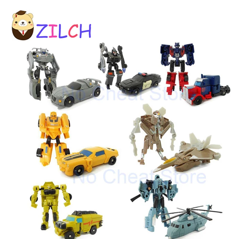 7 Models/lot Classic Toys Transformation Cars Toys Action Figures For ...