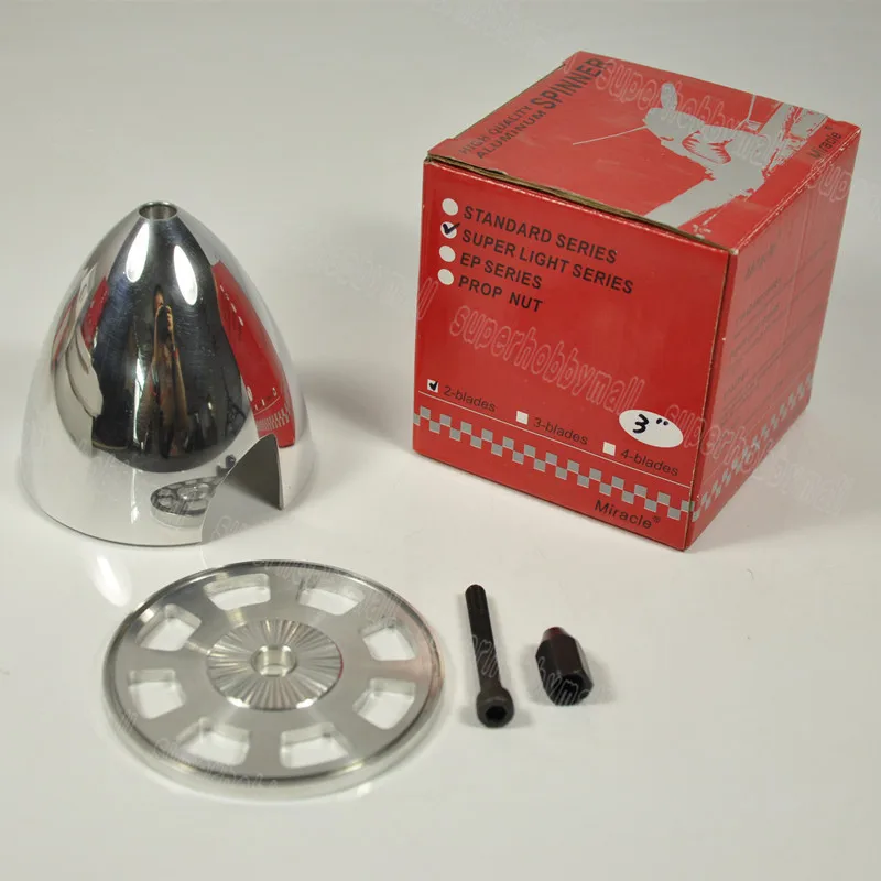 CNC Aluminum Alloy 3inch 76mm Airplane Spare Parts Propeller Spinner 2 ...