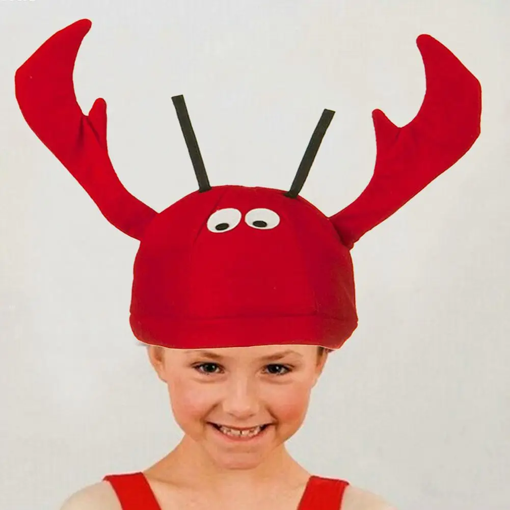 1pc Lobster Hat Funny Hats For Party Halloween Costume Christmas Party 1pc Lobster Hat Funny Hats For Party Halloween Costume Christmas Party