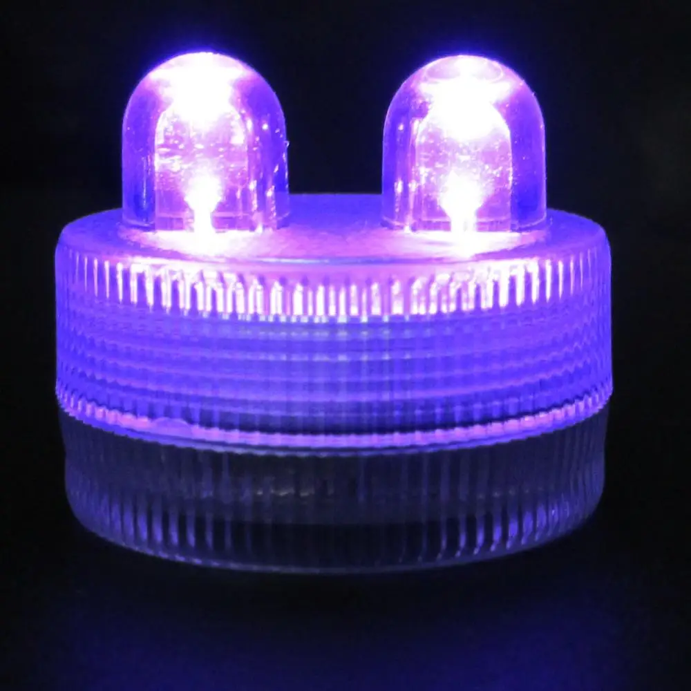 12 Pieces/Lot LED Submersible Floral Decoration Party Tea Light/ LED ...