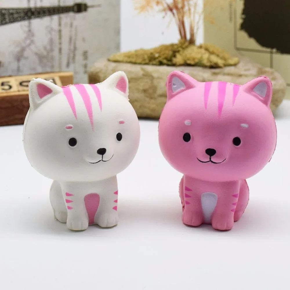 Mskwee 8cm Kawaii Squishies Stretch Rare Cute Little Cat Squishy Slow ...