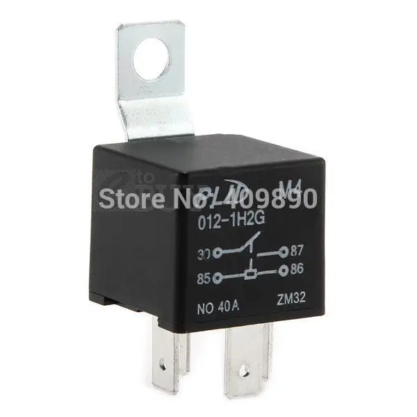 Coche automotriz DC 12 V 12 VOLT 40A AMP 4 PIN RELAY|pin relays|4 pin ...