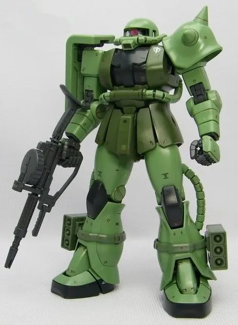 GUNDAM model,Green mg Zaku II,main villain,soldiers model,toy for boys ...