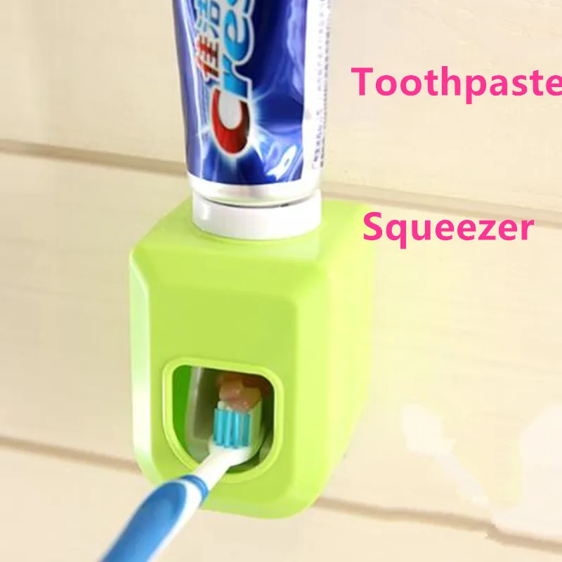 1PCS Hands Free Automatic Toothpaste Squeezer Dispenser Squeeze Out Wall Sticker Mount Squeezer ...