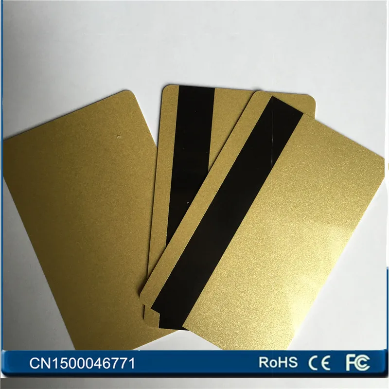 50PCS/LOT EMV 3Track Hi CO MagStrip card PVC Blank smartCard For MSR605 ...