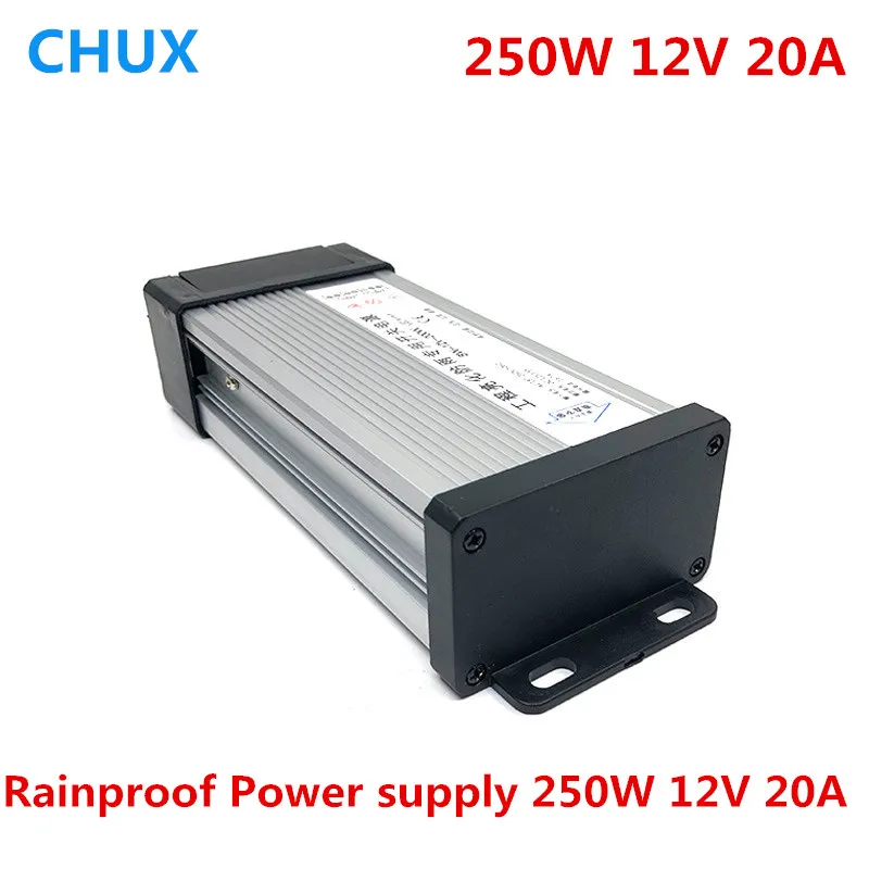 Đèn LED Chống Thấm Đi Mưa Chuyển Đổi Nguồn Điện 250W 12VDC 20A Ac Sang Dc Ngoài Trời Cung Cấp ...
