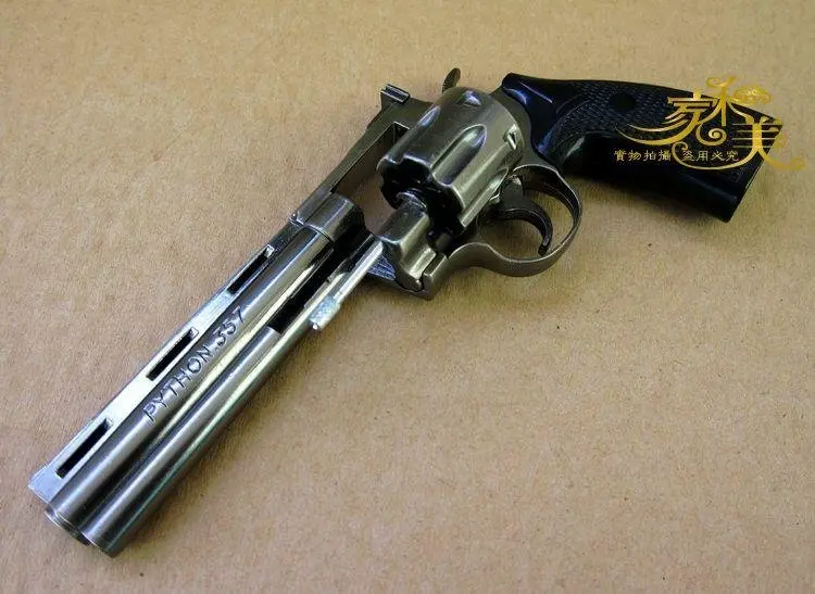 125 Colt Python 357 Metal Simulation Handgun Toy Police Bullet Pistol Gun In Toy Guns From