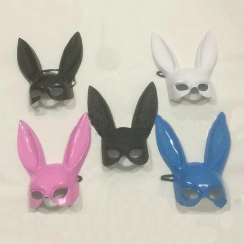 New Fashion Rabbit Ear Pattern Mask Fancy Dress Play Rabbit Plastic ...