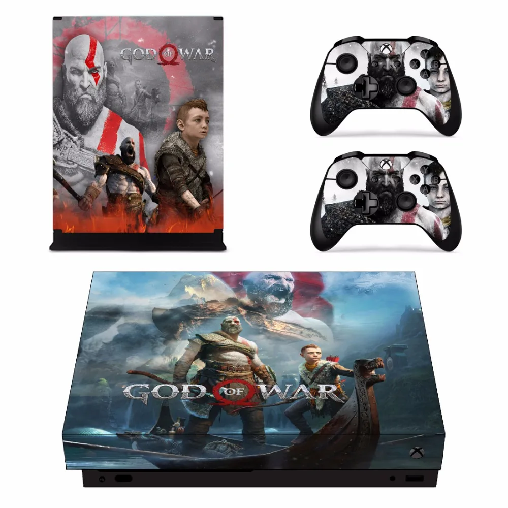 เกม God Of War ผิวสติกเกอร์รูปลอกสำหรับ Microsoft Xbox One X คอนโซลและ2 ...