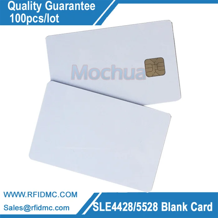 Iso7816 Pvc Sle 4428 Contact Ic Card Smart Ic Card 30mil Glossy ...