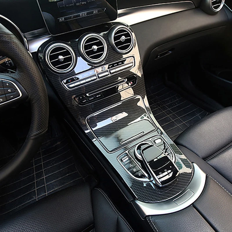 For Mercedes-Benz glc x253/c-class w205 carbon fiber car stickers ...