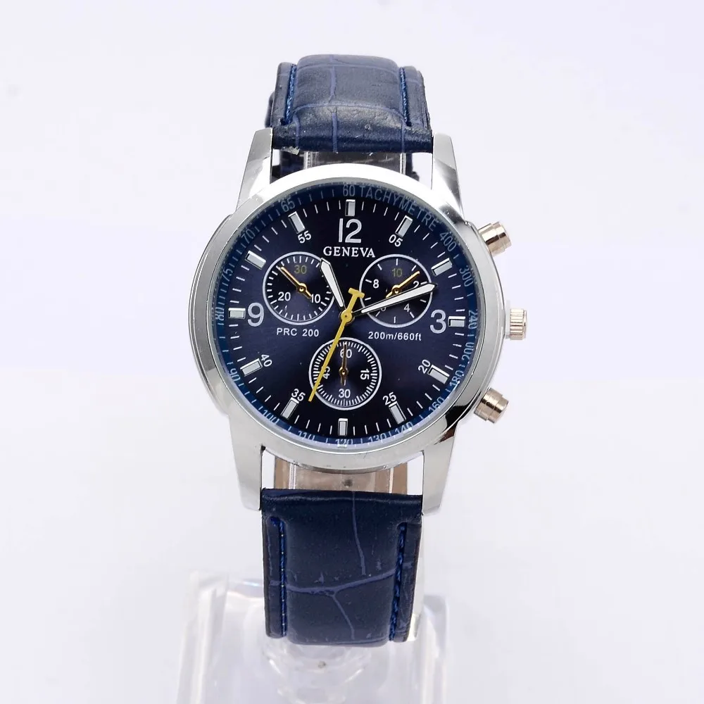 Men's Watches - Geneva Watch Men Wrist Watch Fashion Sport Mens Watches ...
