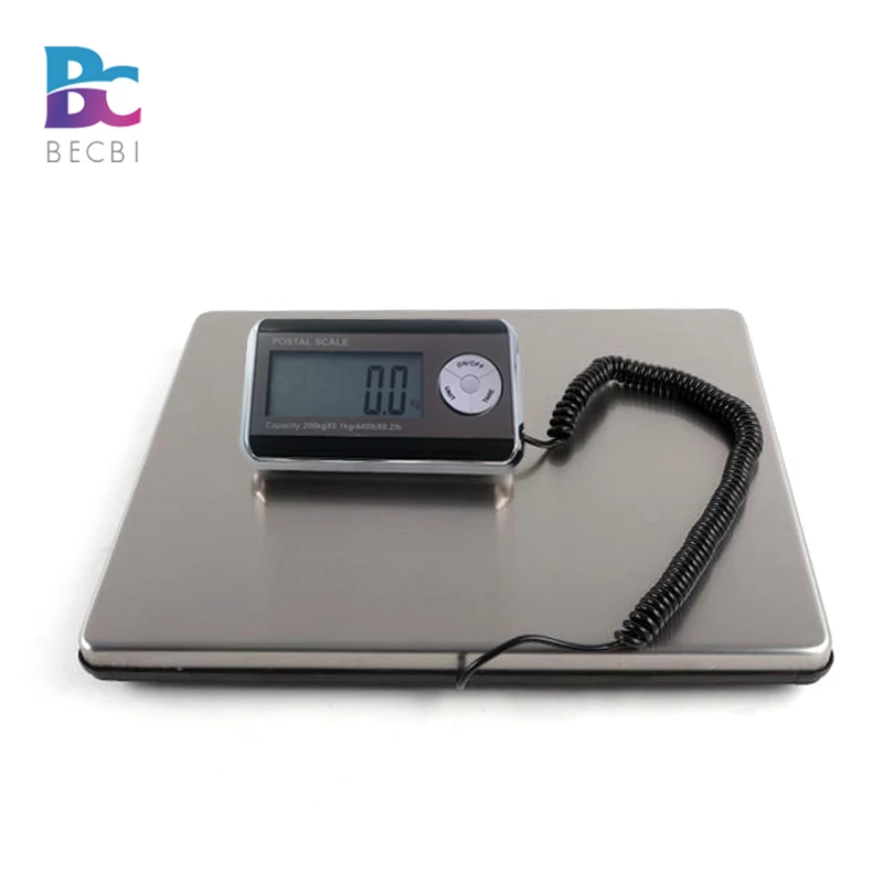 Becbi Smart Weigh Post Digital Shipping Weight Scale 440lb 200kg Ups