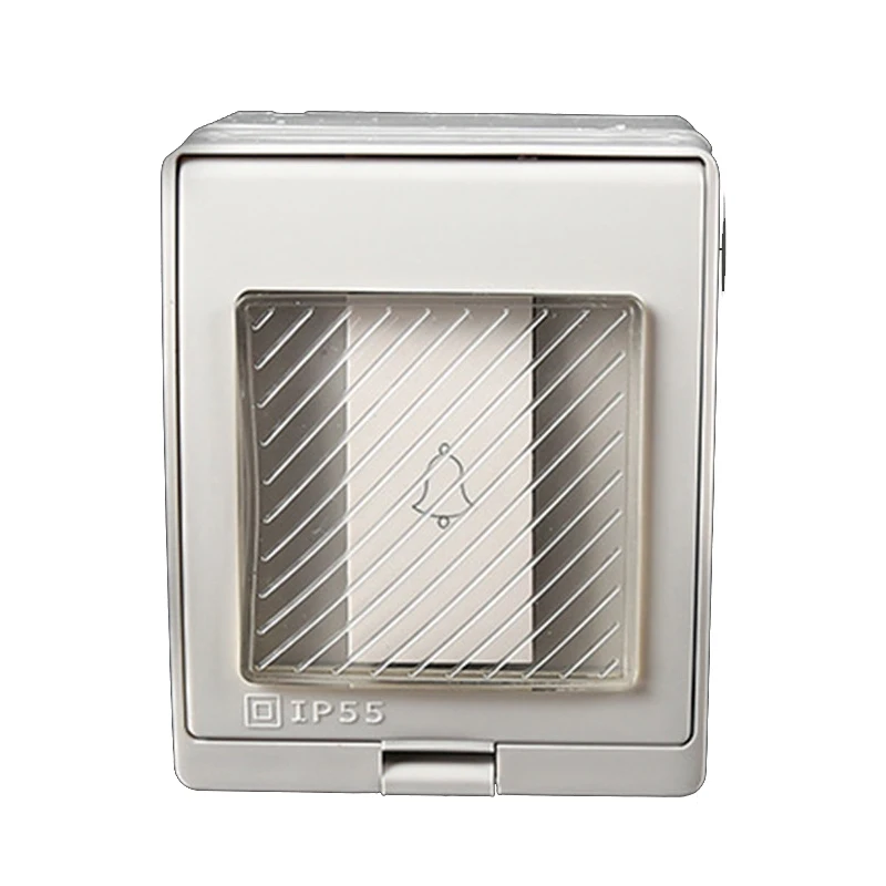 Doorbell-Wall-Switch-Waterproof-Dust-proof-Outdoor-External-Waterproof ...