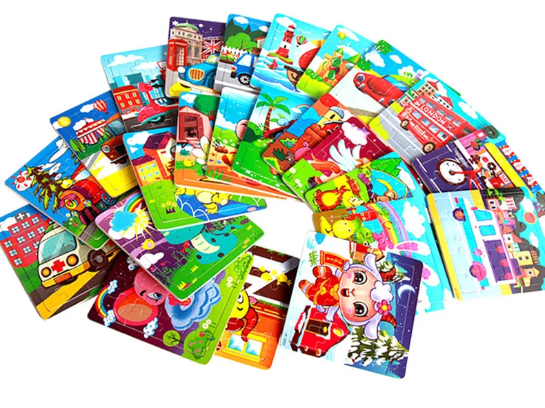 Деревянная машинка-головоломка, игрушки для детей, развивающие ...