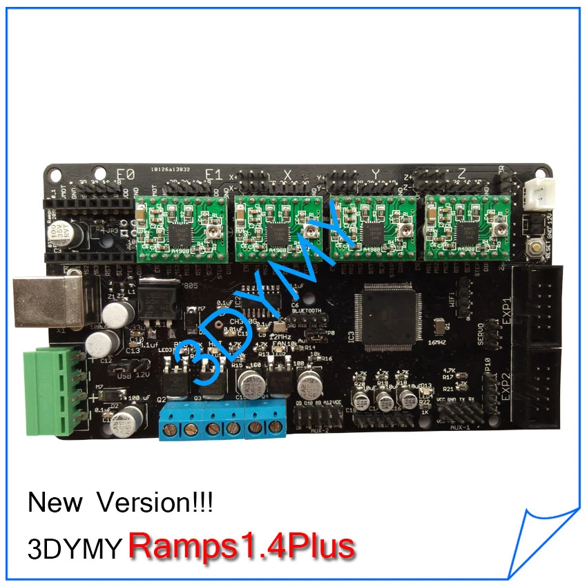 New Version 3dymy Ramps 1 4 Plus 3d Printer Control Board Motherboard New Version 3dymy Ramps 1 4 Plus 3d Printer Control Board Motherboard