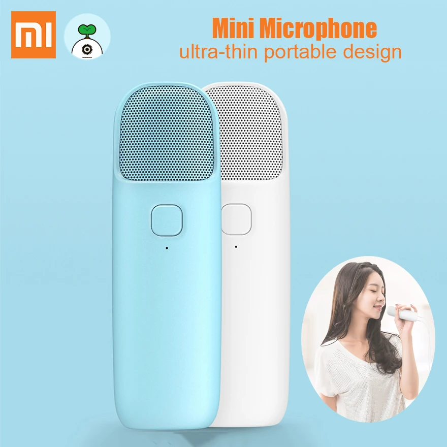 Xiaomi ultra thin MINI karaoke microphone noise reduction mini Home KTV ...