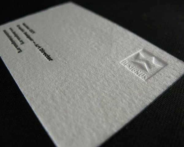 Textured Paper Business Cards
