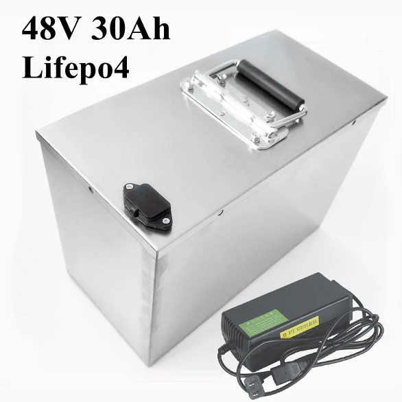 Lifepo4 48V 30Ah battery pack with waterproof steel case battery 48v ...