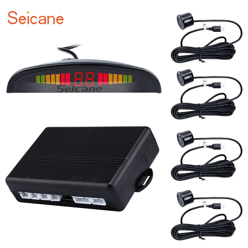 Seicane Car Universal Parking Assistance System Reverse Sensor with ...