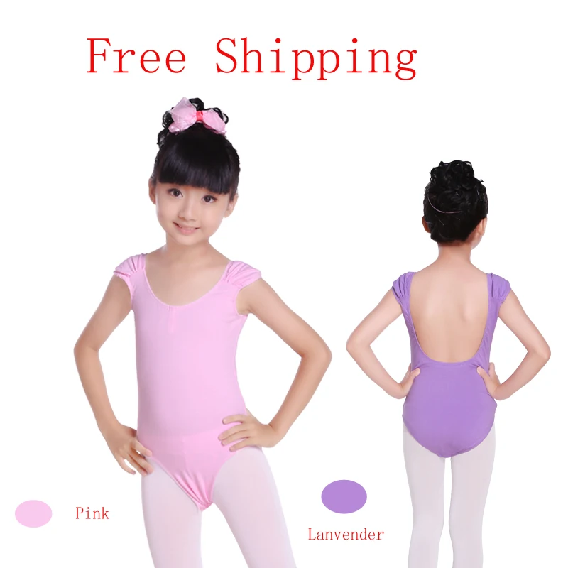 Free Shipping Open Back Vest Sleeveless Girls Kid Children Leotard ...