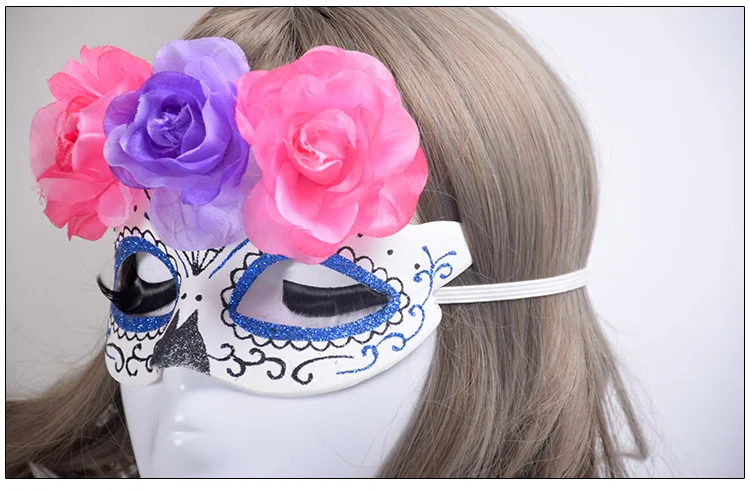 M025 13*15cm 10pcs Lady's lovely flowers mask For Cosplay/Stage ...