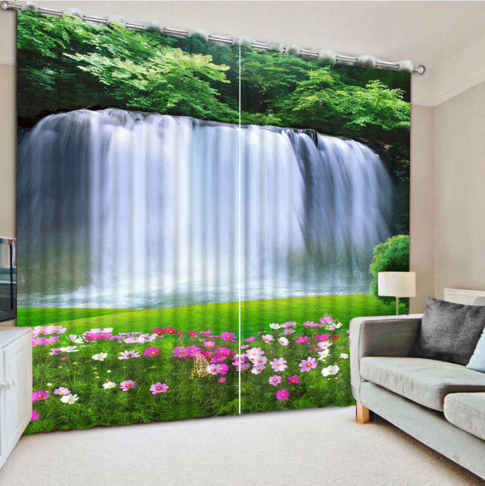 Top Classic 3D European Style home decor decoration waterfall landscape ...