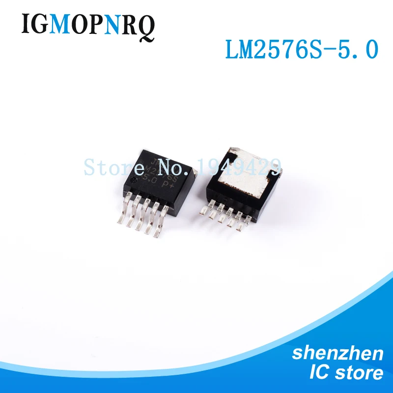 100PCS/lot LM2576S 5.0 LM2576SX 5.0 TO 263 LM2576 5.0 5V Switching ...