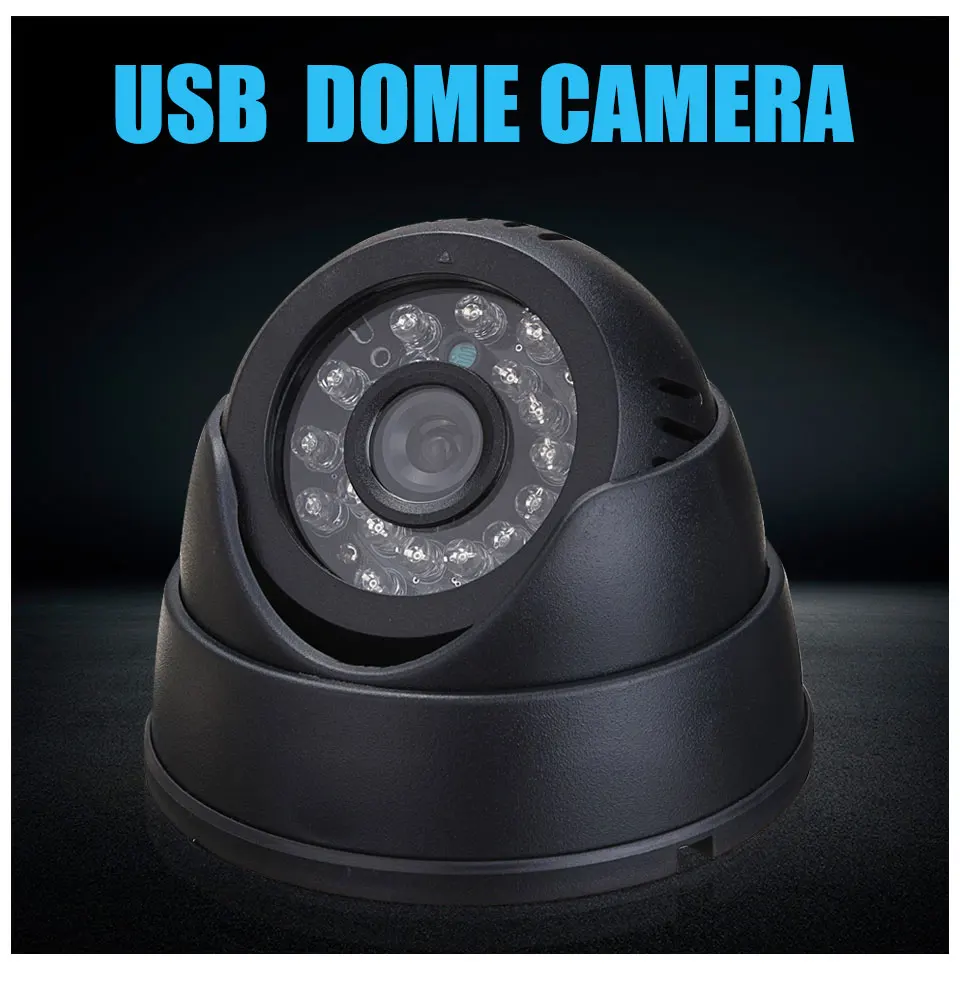 Безопасность USB купольная камера системы видеонаблюдения камера с DVR ...