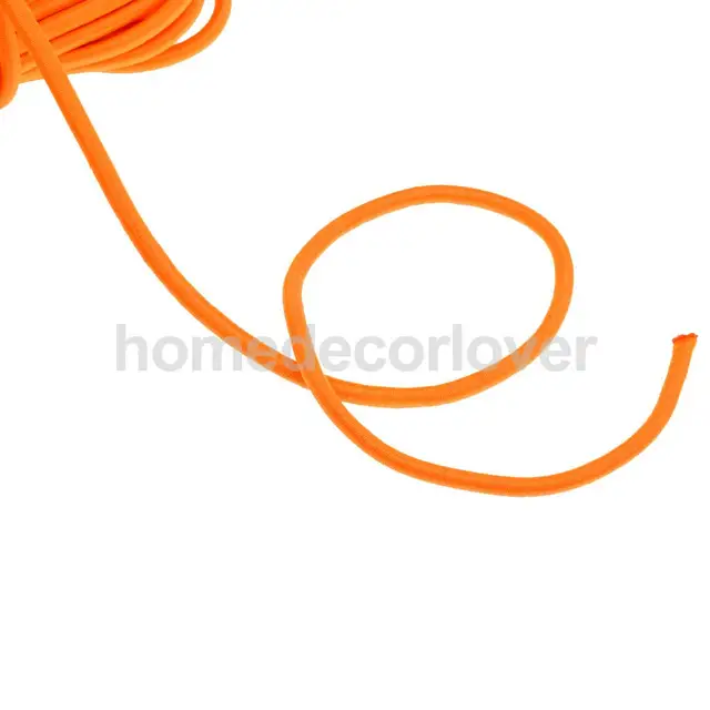 Bungee Cord Kayak 5-Meter Elastic Bungee Shock Cord (2.5-8mm) - Black ...