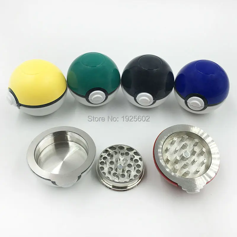 NEW Herb Grinder Pokeball Pikachu Poke Ball Tobacco Grinder with ...