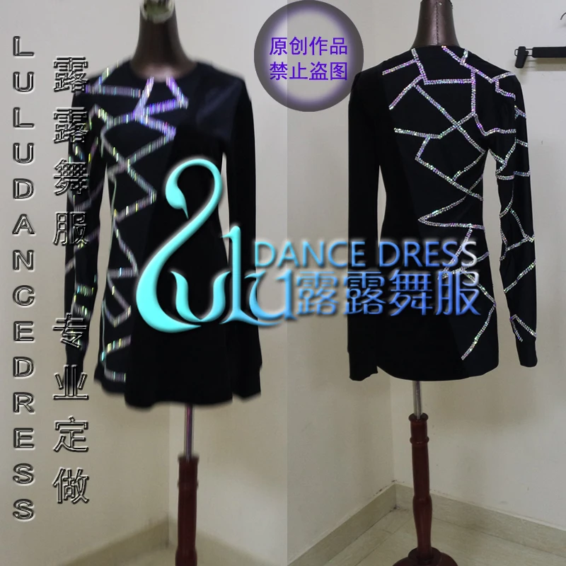 Tassel-Latin-Dance-Dress-Clothing-Salsa-Costume-Ballroom-Competition ...